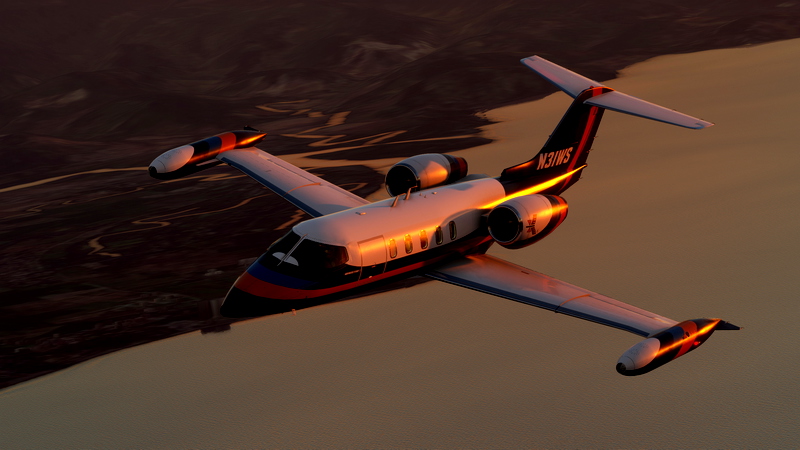 Flysimware Learjet 35A | Windstar Aviation N31WS for Microsoft Flight ...