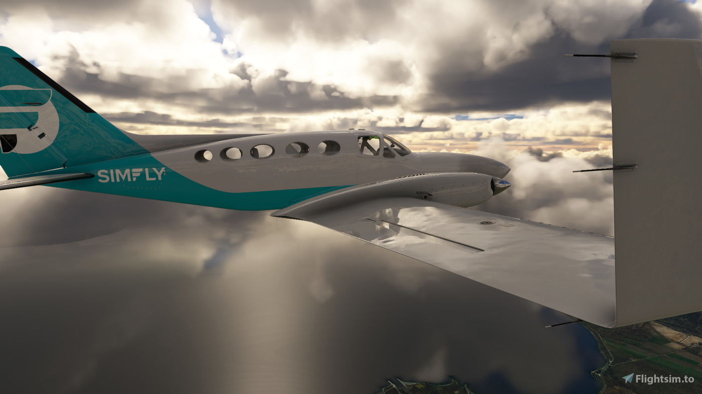 [FLYSIMWARE] SimFly Cessna 414 Chancellor livery for Microsoft Flight ...