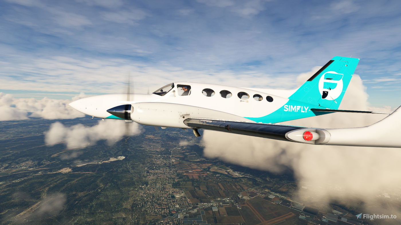 [FLYSIMWARE] SimFly Cessna 414 Chancellor livery for Microsoft Flight ...
