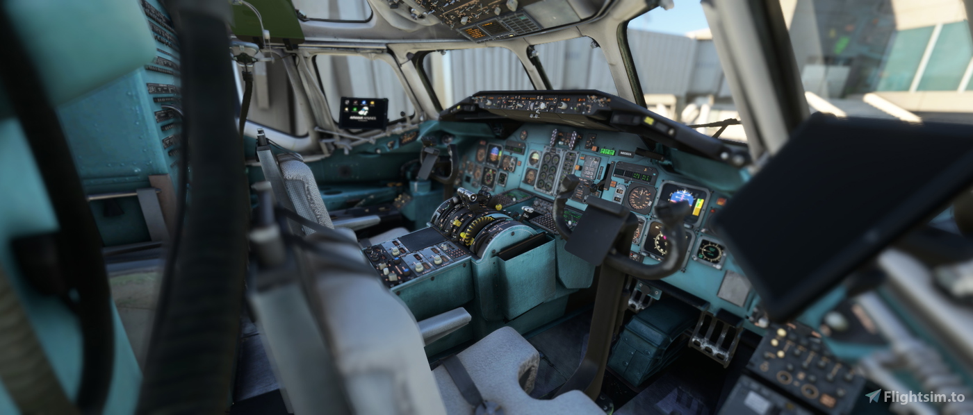 FlyTheMaddogX Simple Blue Cockpit Mod for Microsoft Flight Simulator | MSFS
