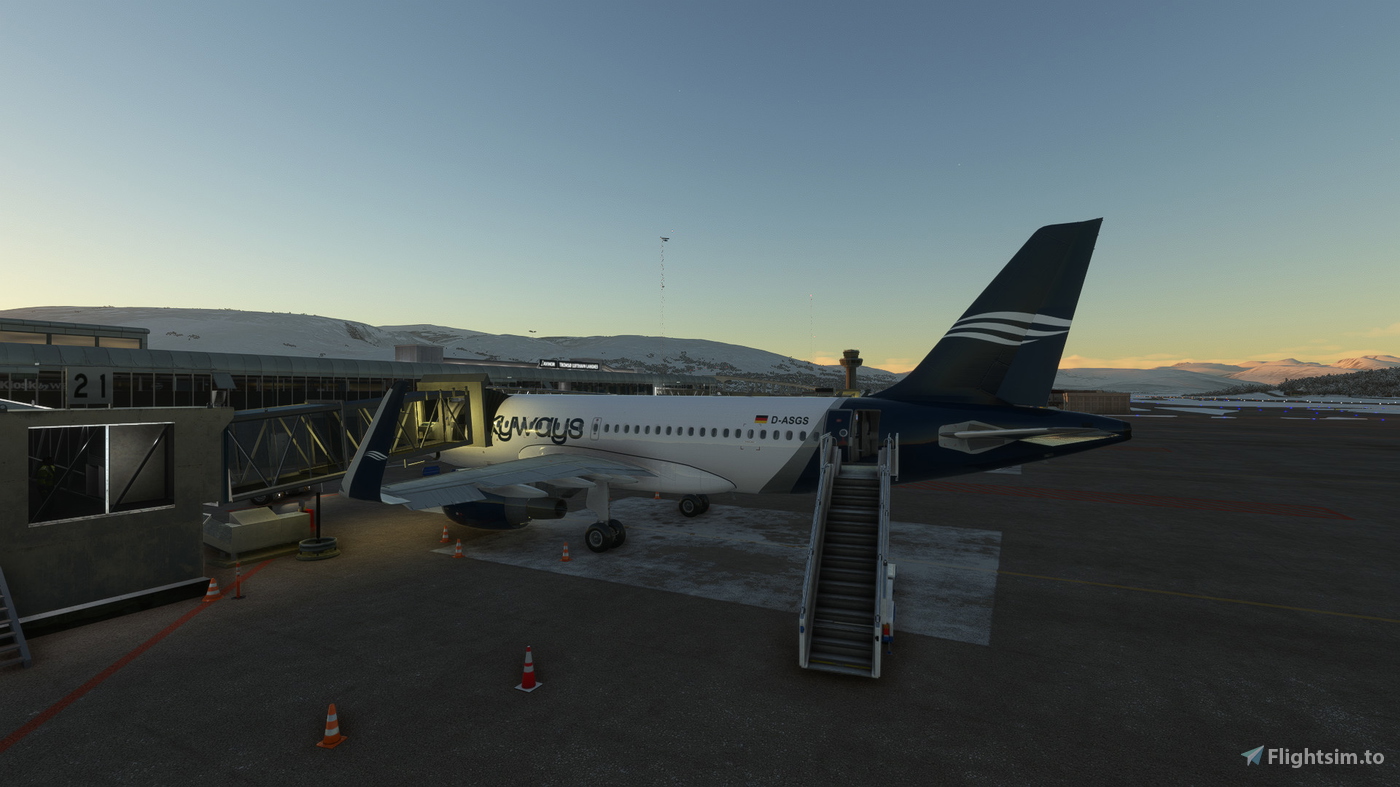 FLYWOH LVFR and Horizon Simulations extension A319 CFMSL_Skyways for Microsoft Flight Simulator ...