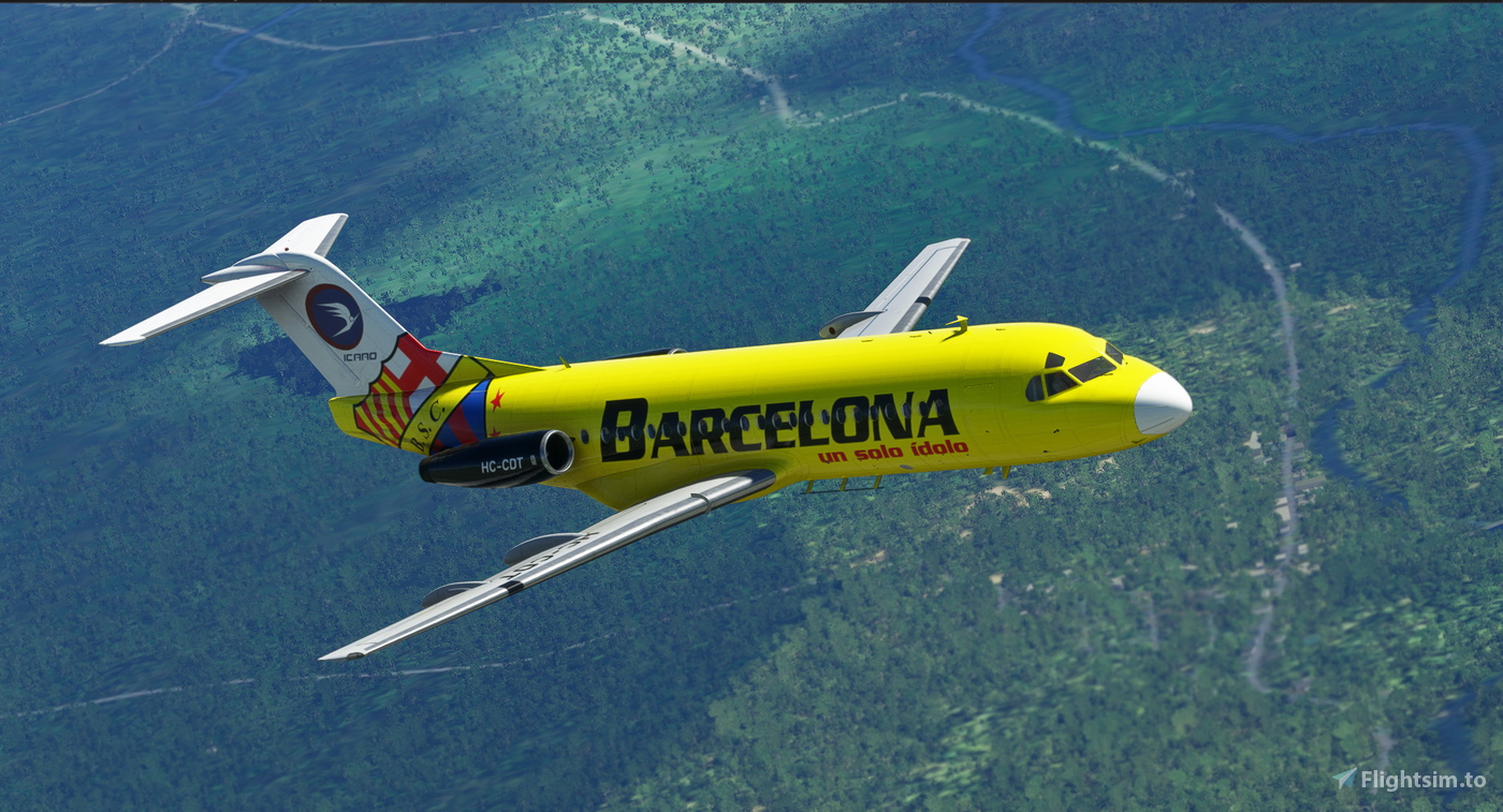 Fokker 28 - Icaro Air for Microsoft Flight Simulator | MSFS