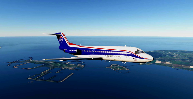 Fokker F28 Mk 4000 Prototype PH-JHG for Microsoft Flight Simulator | MSFS