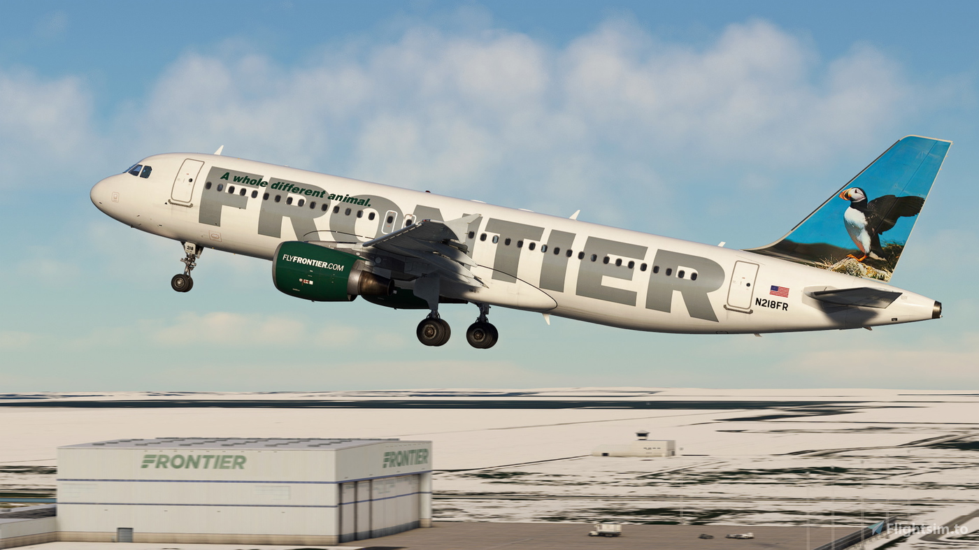 Frontier Airlines 'Old' | Pack | w/Cabin | Fenix A320 V2 (8K + 4K) for Microsoft Flight ...