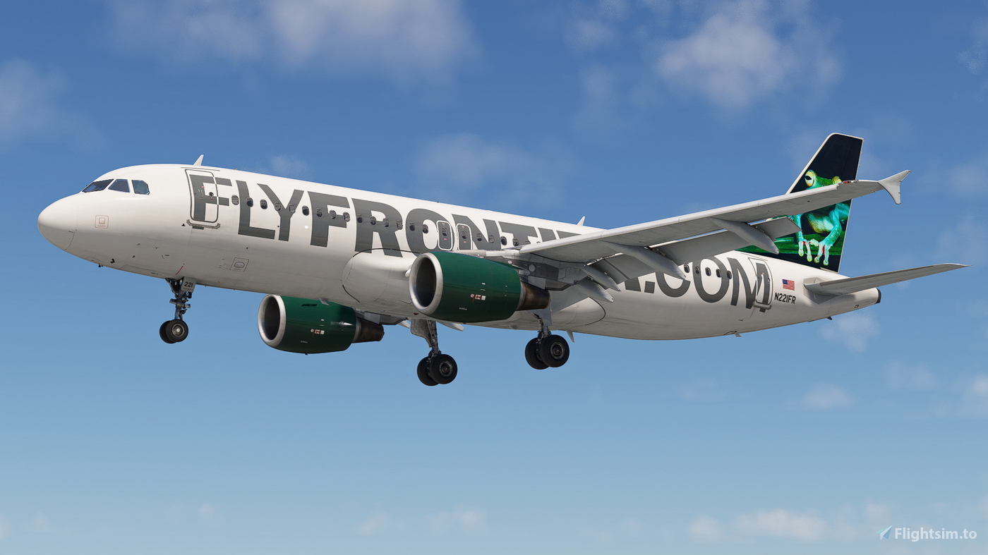 Frontier Airlines 'FlyFrontier.Com' | Pack | w/Cabin | Fenix A320 V2 (8K + 4K) for Microsoft ...