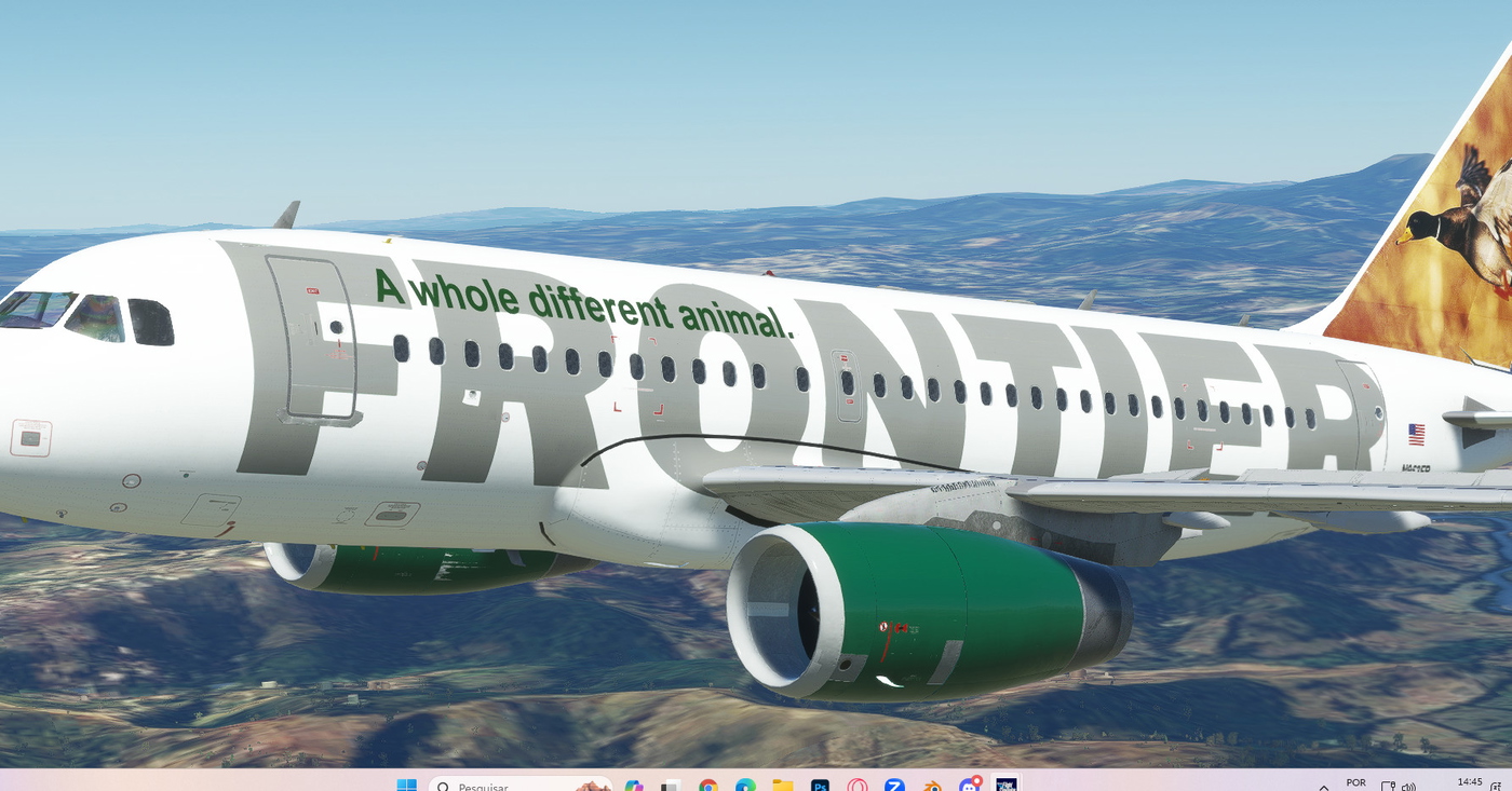 Frontier Airlines old livery A319 N953FR 对于 Microsoft Flight Simulator ...