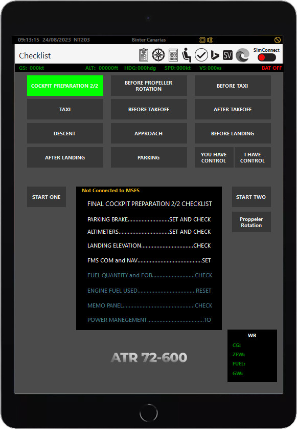 FS All in One ATR - Flight Plan, Charts, Co-Pilot, Checklist, Weather ...