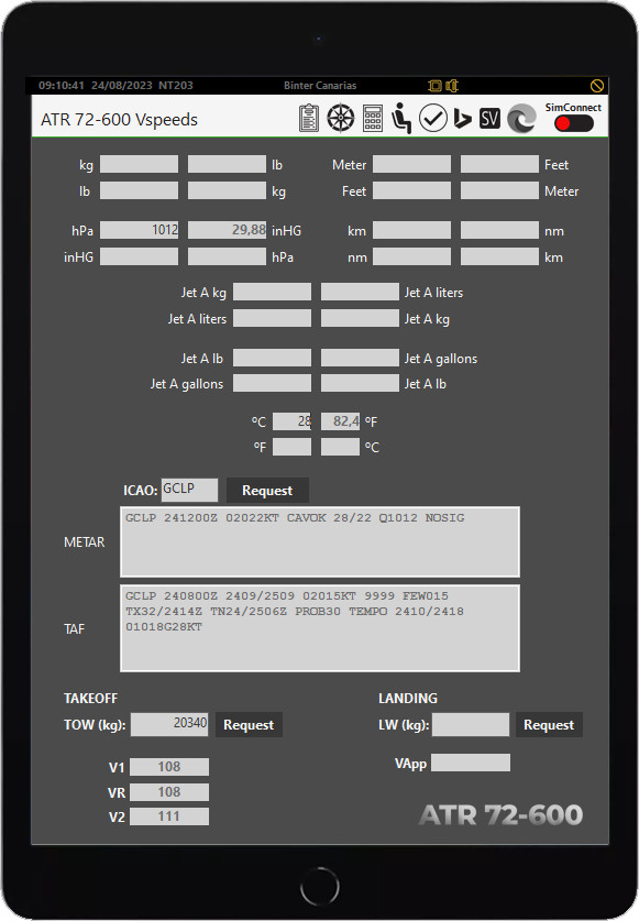 FS All in One ATR - Flight Plan, Charts, Co-Pilot, Checklist, Weather ...