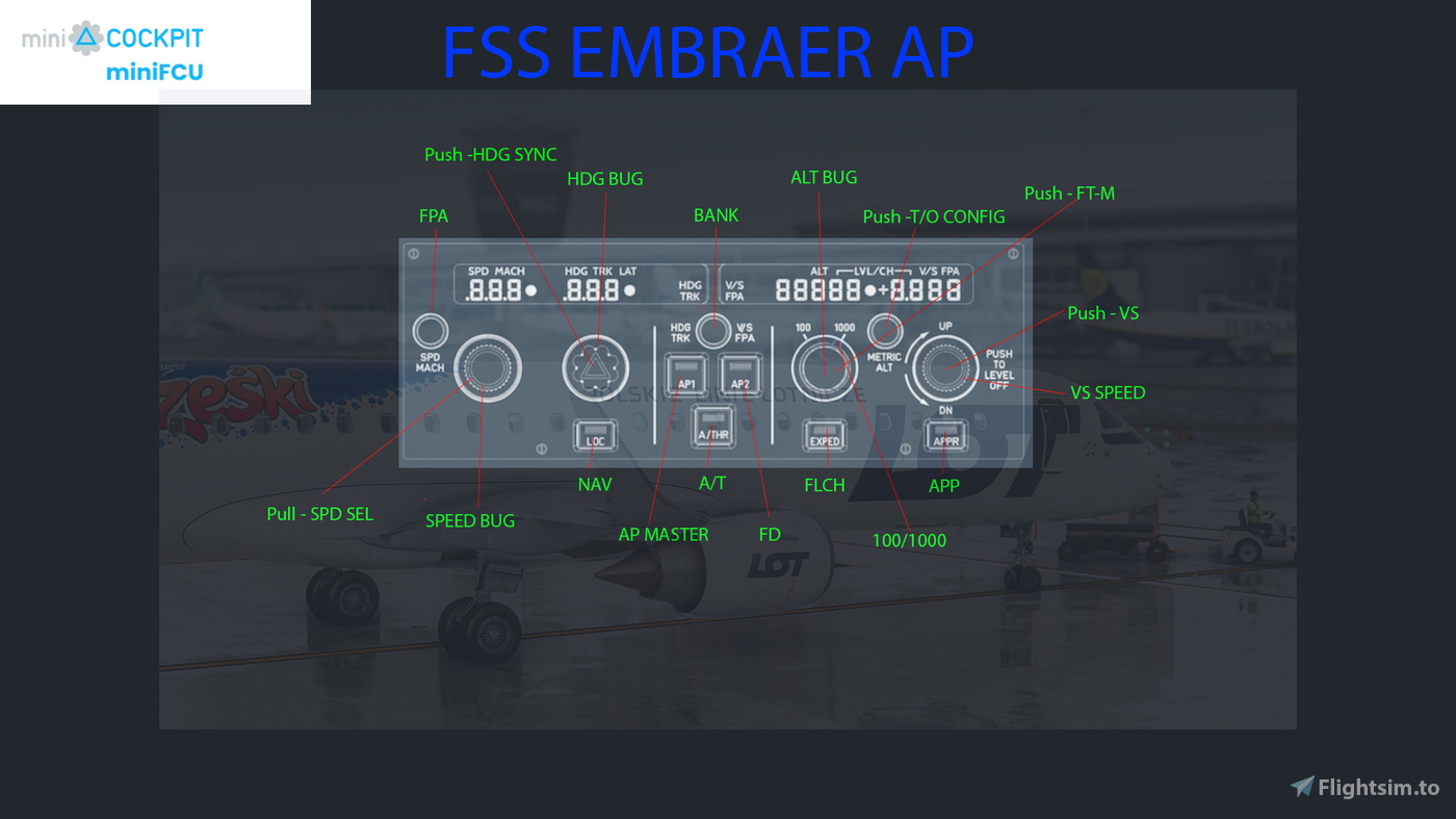 FSS 170 -195 | MiniCockpit MiniFCU | MobiFlight Profile for Microsoft ...