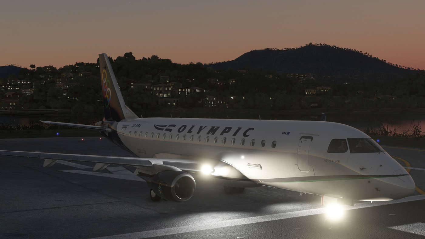 FSS E-Jets 175 (LW) Olympic Air (SX-DBA) for Microsoft Flight Simulator ...