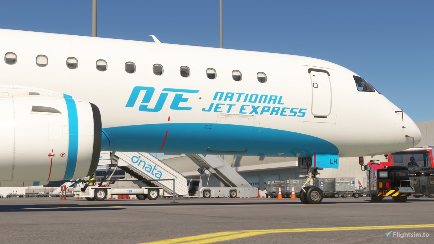 FSS E190 National Jet Express Pack | 4K for Microsoft Flight Simulator ...