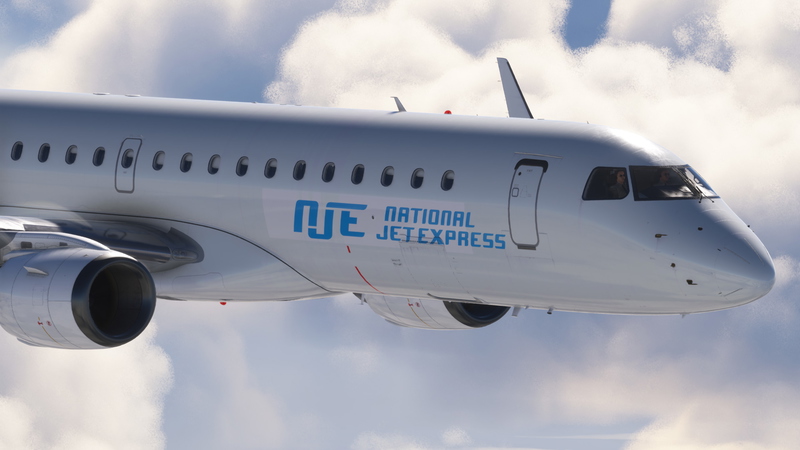 FSS E190 National Jet Express Pack | 4K for Microsoft Flight Simulator ...