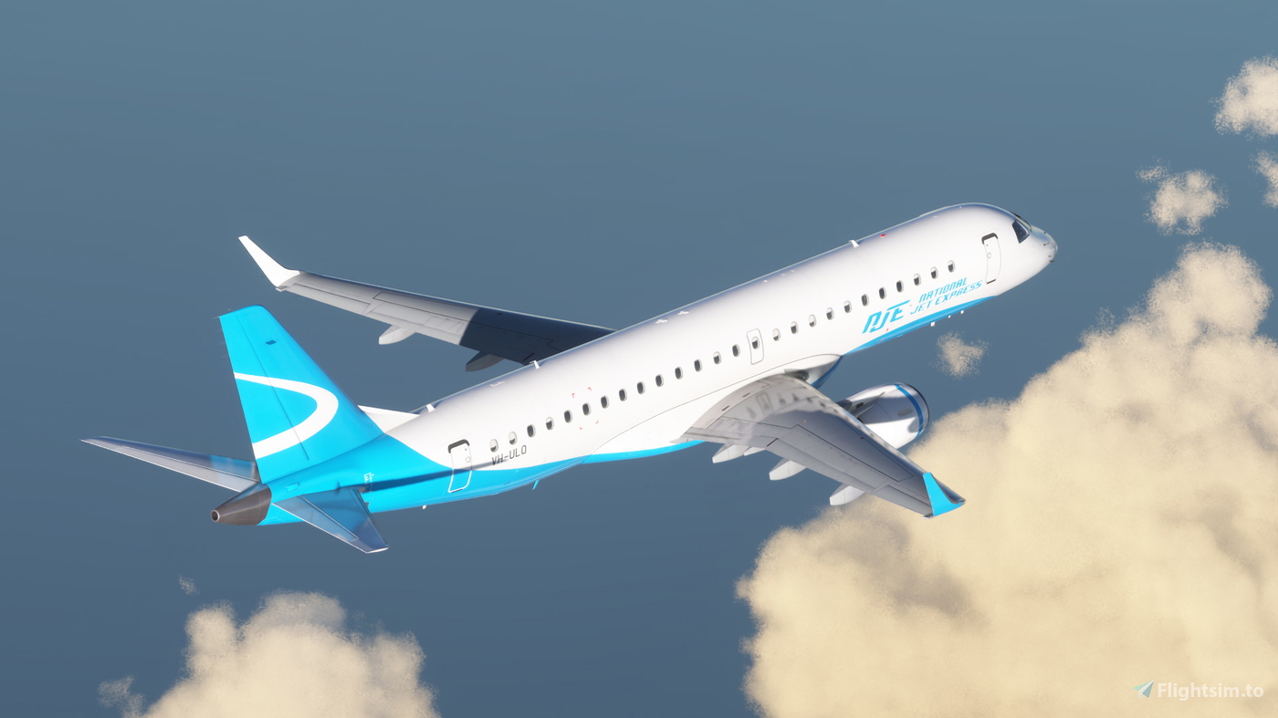 FSS E190 National Jet Express Pack | 4K for Microsoft Flight Simulator ...