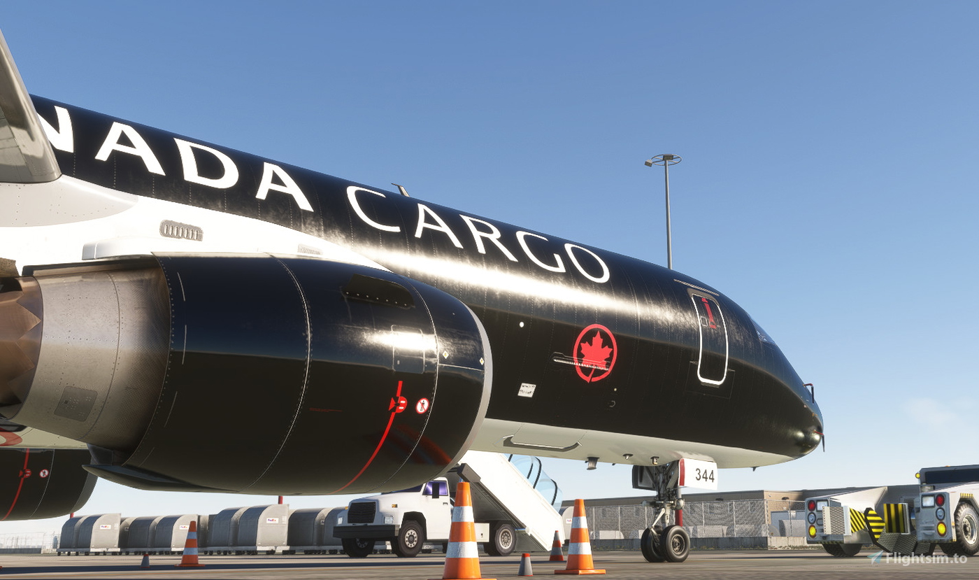 FSS E190F Air Canada Cargo Jetz Livery for Microsoft Flight Simulator ...