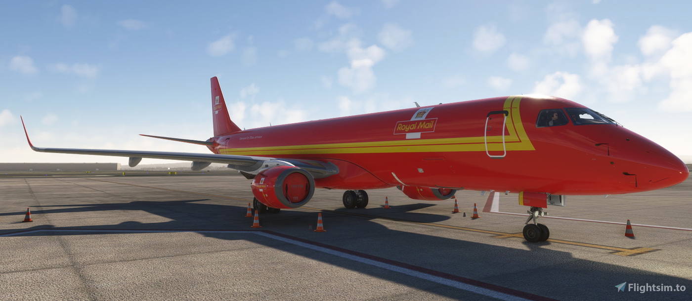 FSS E190F Royal Mail for Microsoft Flight Simulator | MSFS