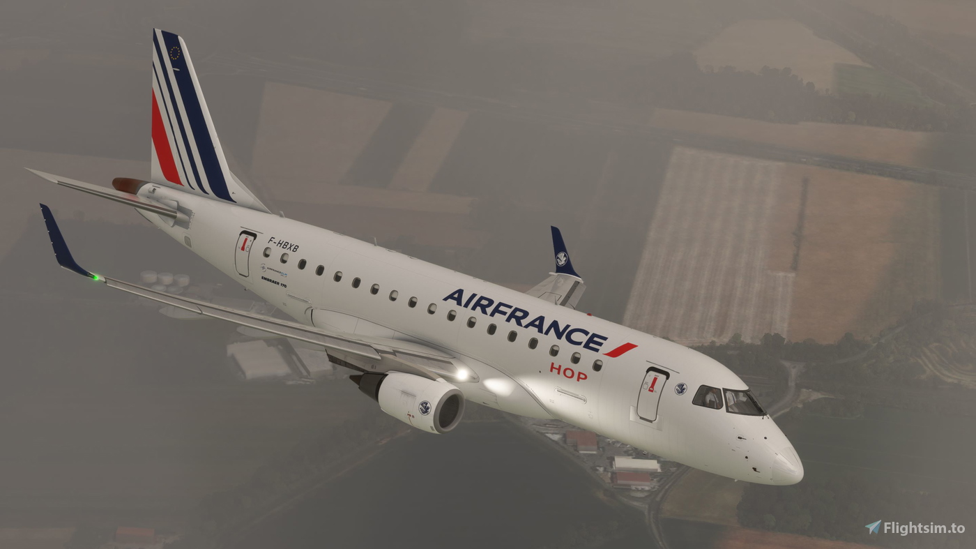 FSS Embraer 170 AIR FRANCE / HOP livery [F-HBXB] for Microsoft Flight ...