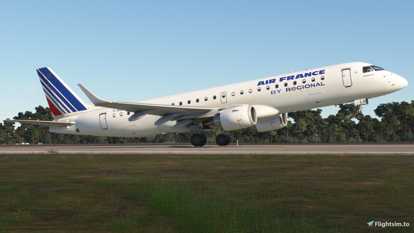 FSS Embraer 190 [F-HBLH] AIR FRANCE By REGIONAL livery for Microsoft ...