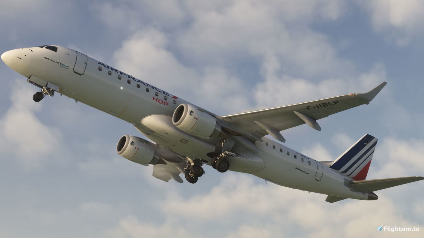 FSS Embraer 190 [F-HBLP] AIR FRANCE / HOP livery - 2019 color para ...