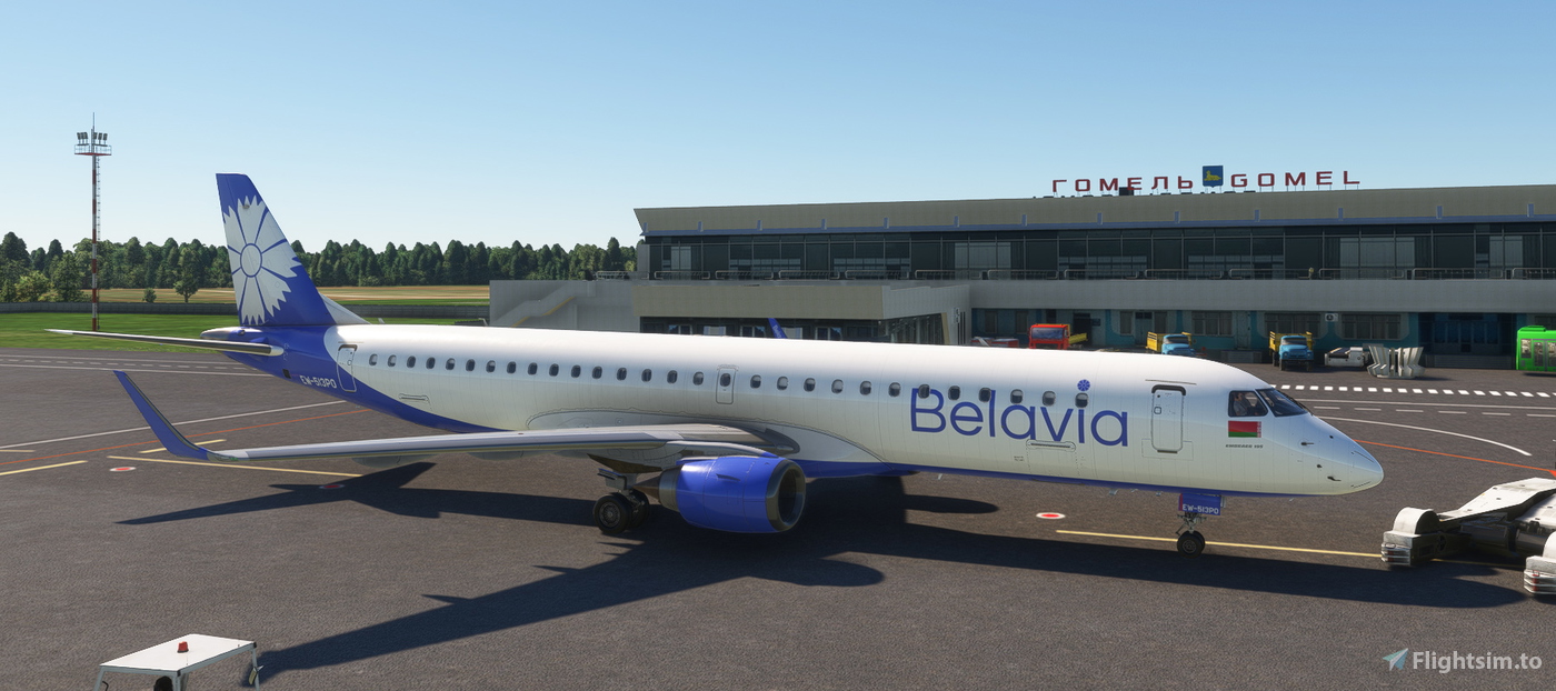 FlightSim Studio Embraer E195 Belavia for Microsoft Flight Simulator | MSFS