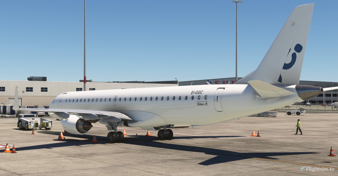 FSS Flybe E195 EI-GGC 3 Pack for Microsoft Flight Simulator | MSFS