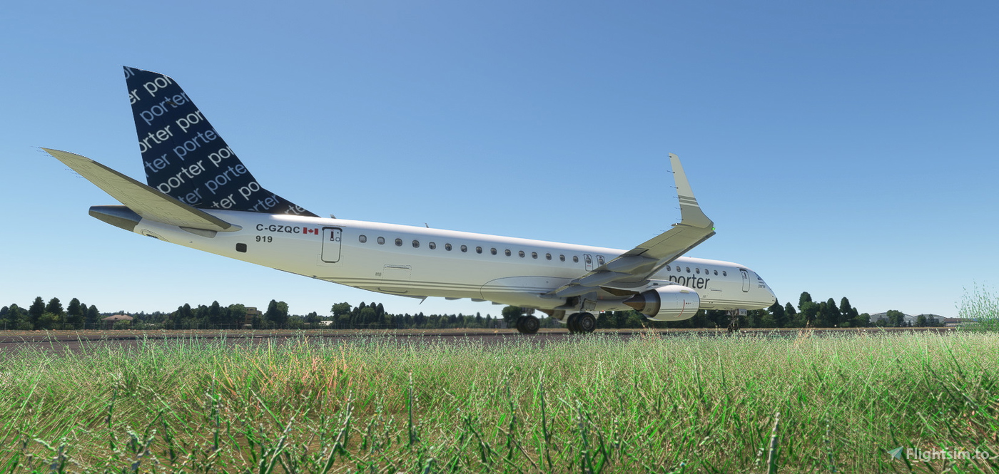 FSS Porter Airlines E195 Fleet Pack 4 for Microsoft Flight Simulator | MSFS