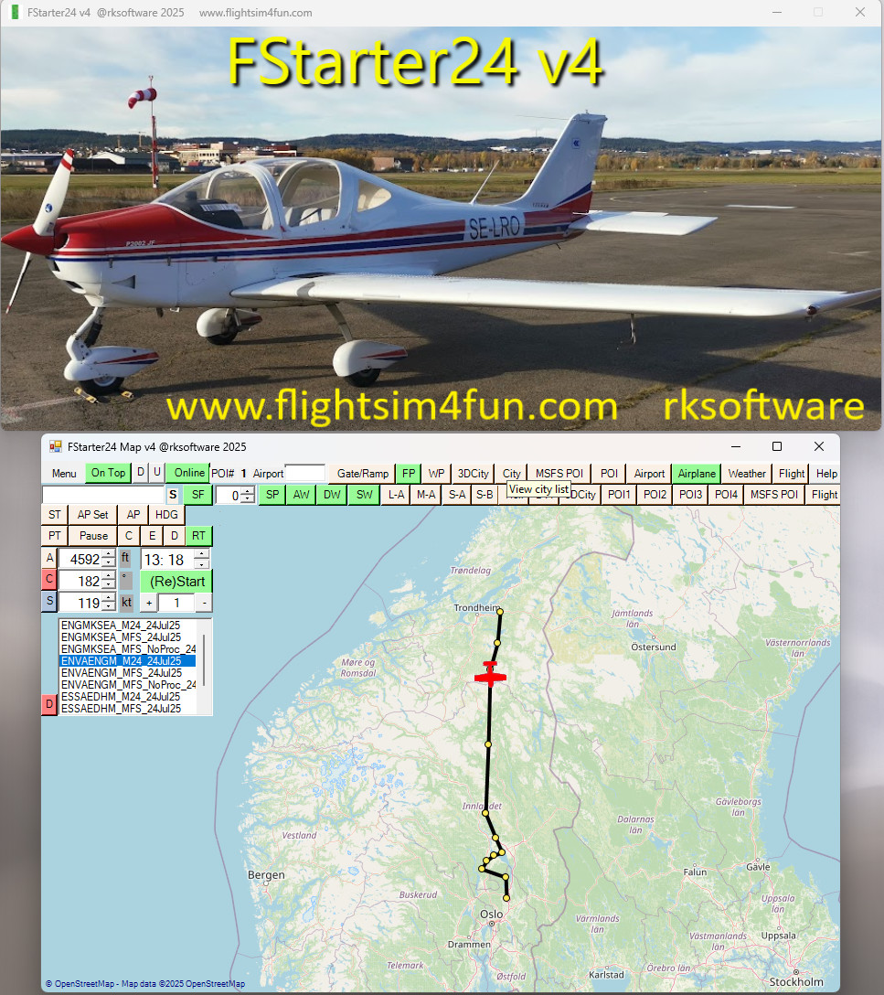 rksoftware - FStarter24 V4 for Microsoft Flight Simulator | MSFS
