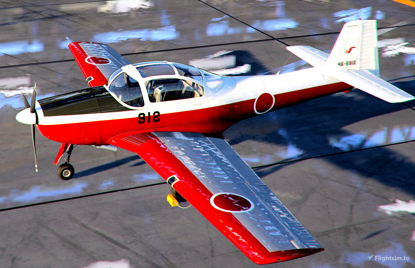 Fuji T-7 of the JASDF 12th Flight Training Wing for the Piaggio / Focke ...
