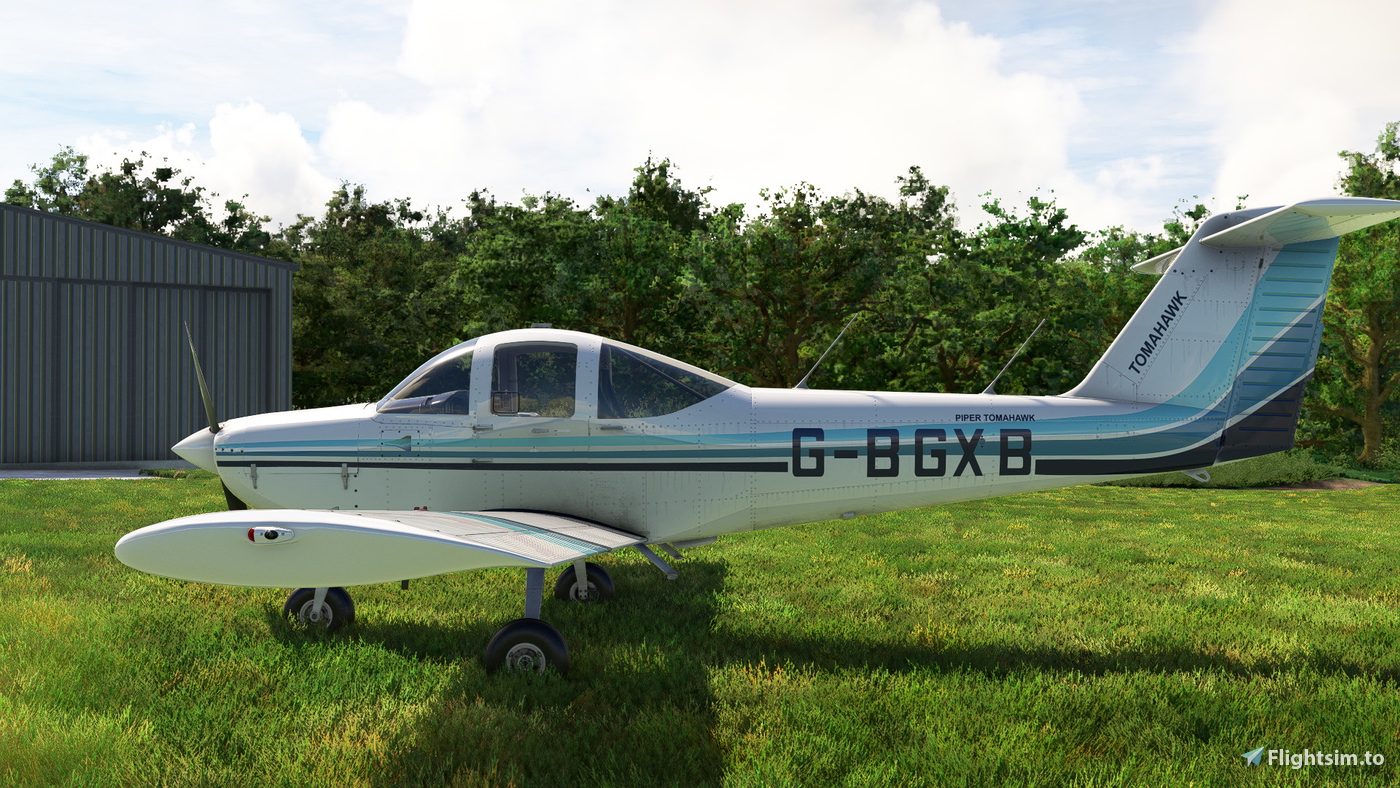 G-BGXB | JustFlight PA-38 Piper Tomahawk 8K 对于 Microsoft Flight ...