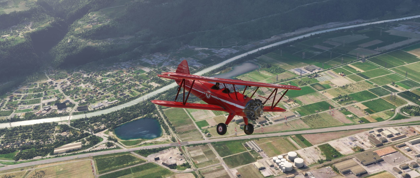 GAS_Stearman_PT13_ Texaco for Microsoft Flight Simulator | MSFS
