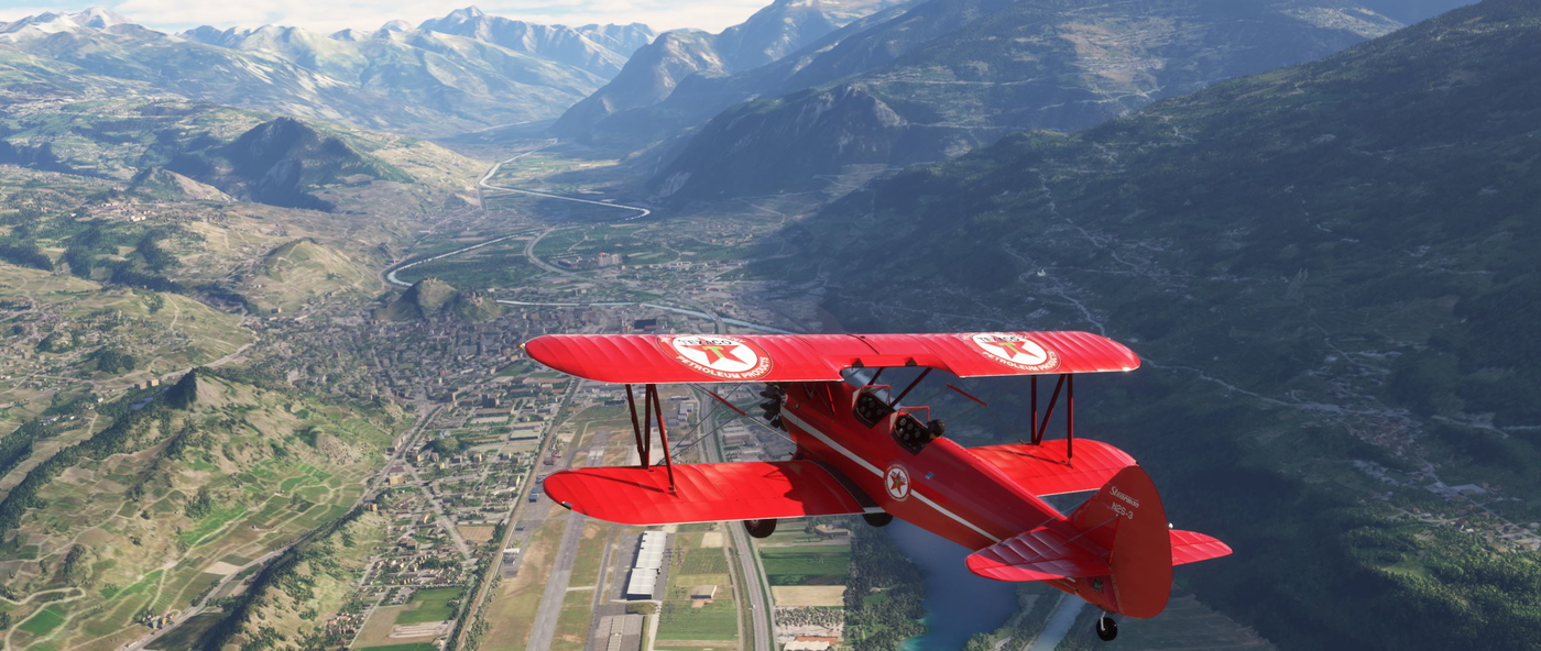 GAS_Stearman_PT13_ Texaco for Microsoft Flight Simulator | MSFS