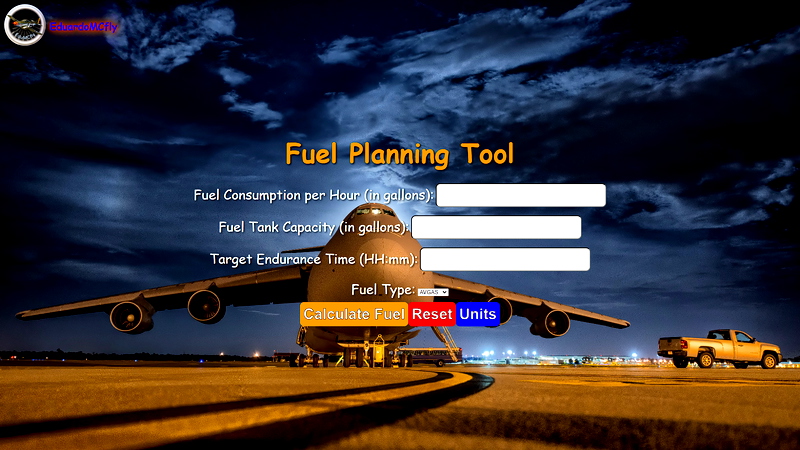 Generic Fuel Planning Tool for Microsoft Flight Simulator | MSFS