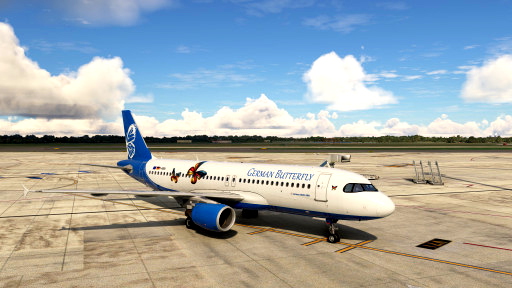 German Butterfly VA Fenix A320-200 for Microsoft Flight Simulator | MSFS