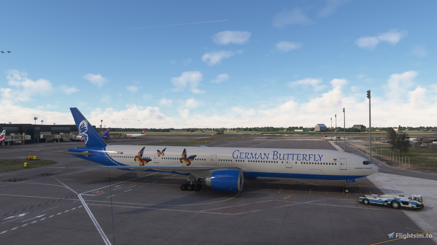 German Butterfly VA PMDG 777-300ER for Microsoft Flight Simulator | MSFS
