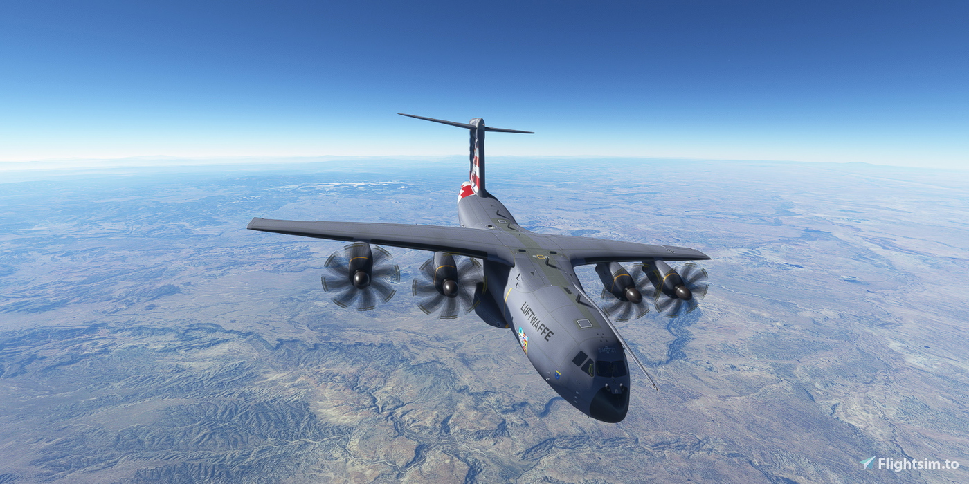 German Luftwaffe A400M 54-21 Nato Air Defender 2023 Livery для ...
