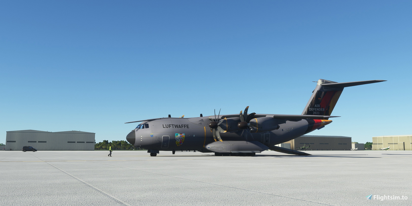 German Luftwaffe A400M 54-21 Nato Air Defender 2023 Livery для ...