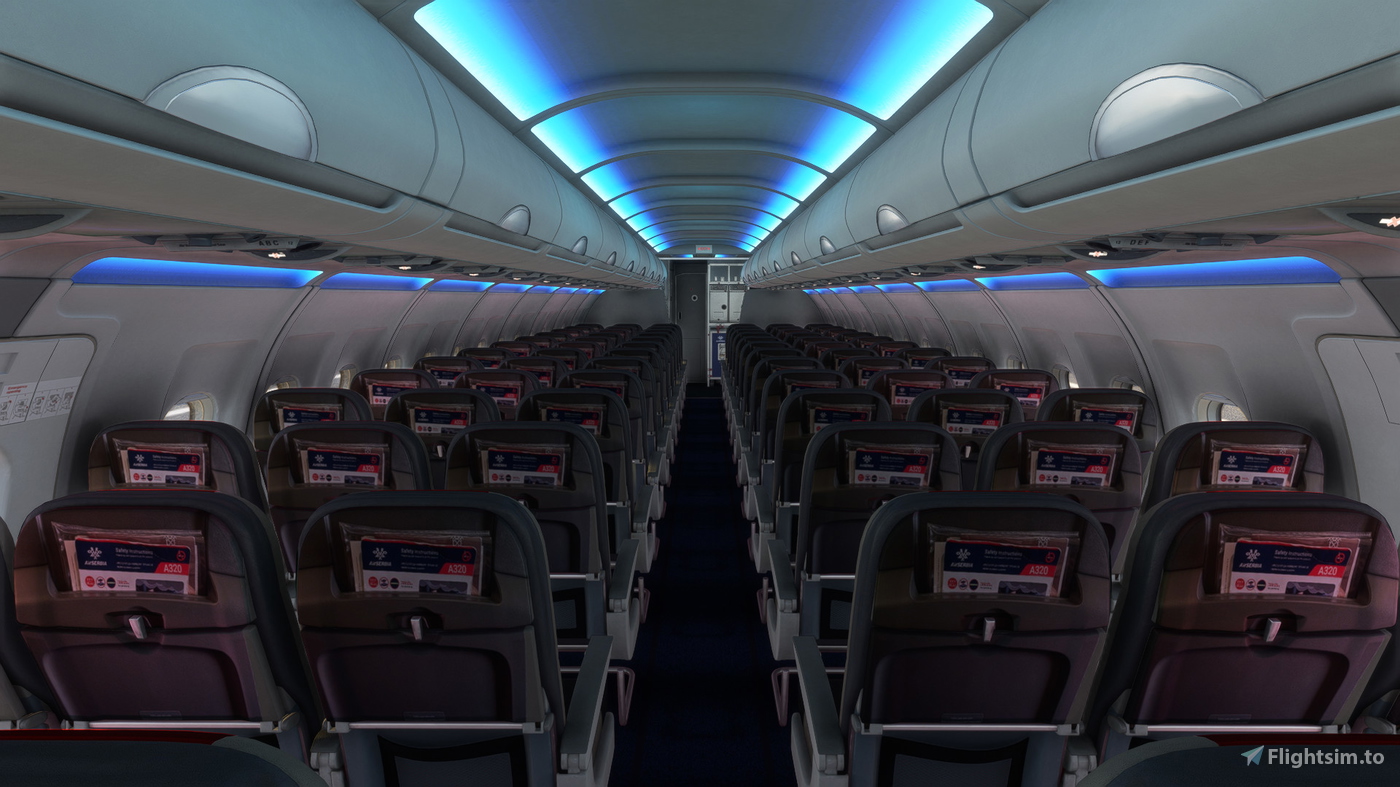 Air Serbia (GetJet) [LY-WIL/LY-MAL] | Fenix A320 | 8K | With Cabin! for ...