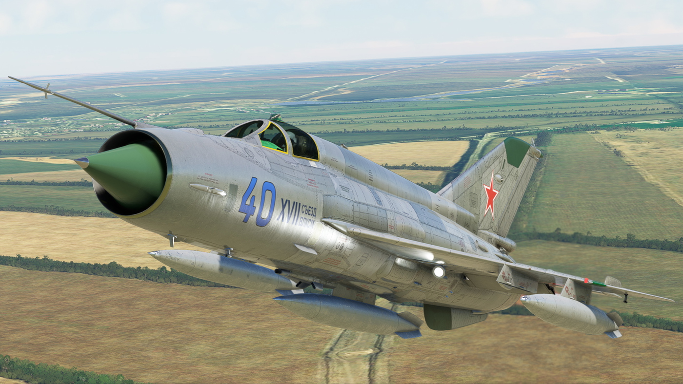 GKS MiG-21 SM "blue 40" Soviet Air Force 1974 for Microsoft Flight ...