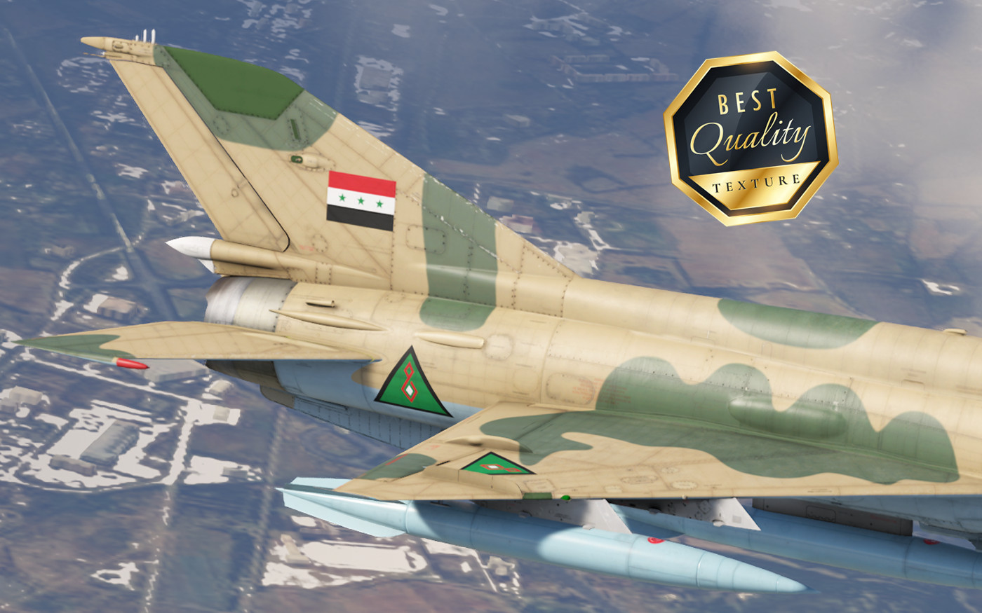 GKS MIG-21BIS Iraqi Air Force '80 for Microsoft Flight Simulator | MSFS