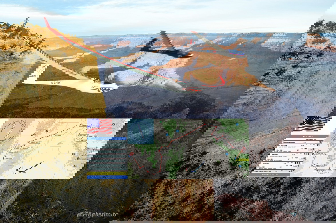 Glider-USA-GrandCanyon pour Microsoft Flight Simulator | MSFS