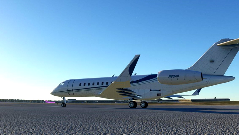 Global 6000 Corporate Pilot N80AK for Microsoft Flight Simulator | MSFS