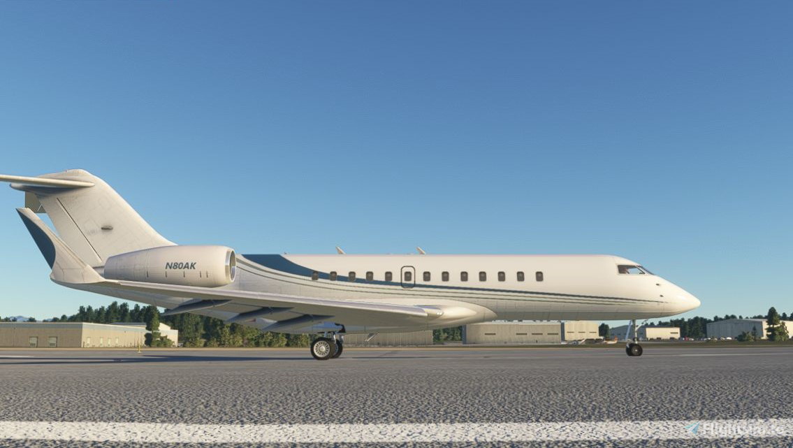 Global 6000 Corporate Pilot N80AK for Microsoft Flight Simulator | MSFS