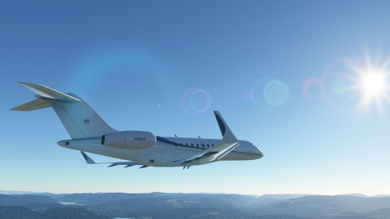 Global 6000 Corporate Pilot N80AK for Microsoft Flight Simulator | MSFS