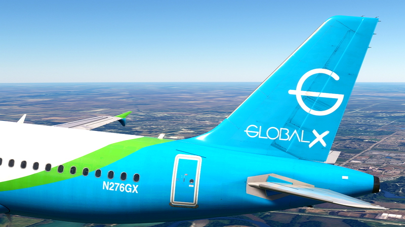 Global X Airlines N276GX for Microsoft Flight Simulator | MSFS