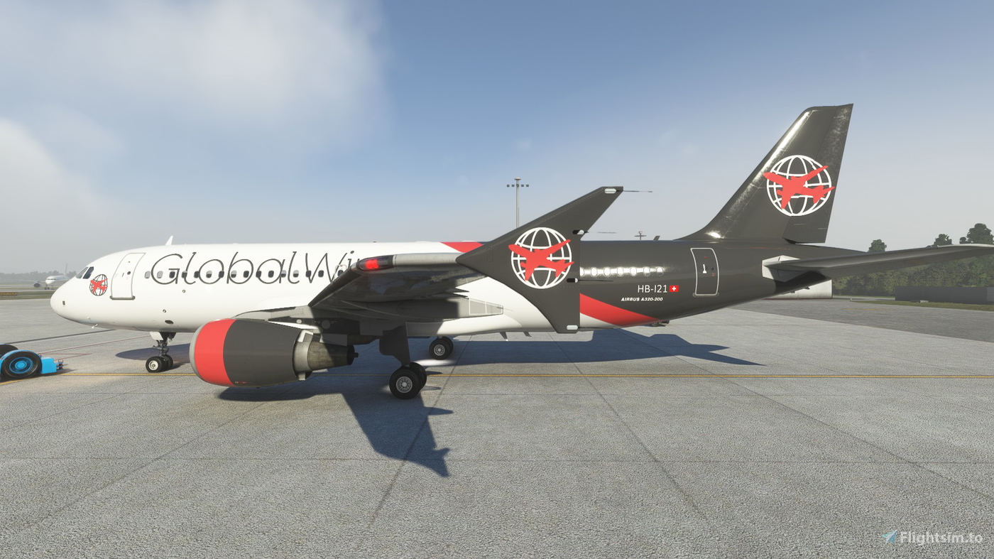 GlobalWings VA Fenix A320 - HB-I21 for Microsoft Flight Simulator | MSFS
