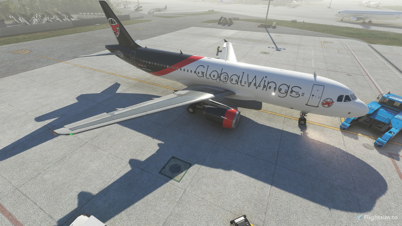 GlobalWings VA Fenix A320 - HB-I21 for Microsoft Flight Simulator | MSFS