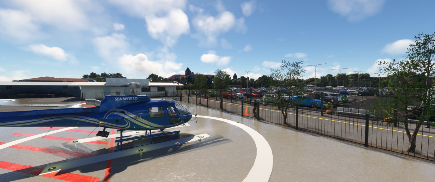 YSWD Gold Coast Sea World Helicopters Heliport for Microsoft Flight ...