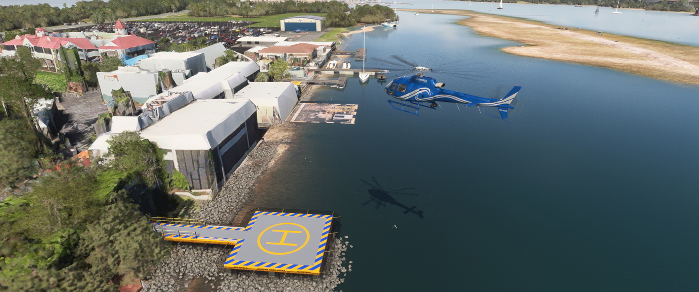YSWD Gold Coast Sea World Helicopters Heliport for Microsoft Flight ...