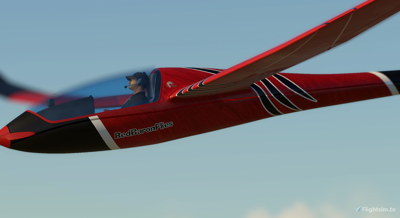Got Friends Discus 2c FES Livery: Red Baron Flies for Microsoft Flight ...