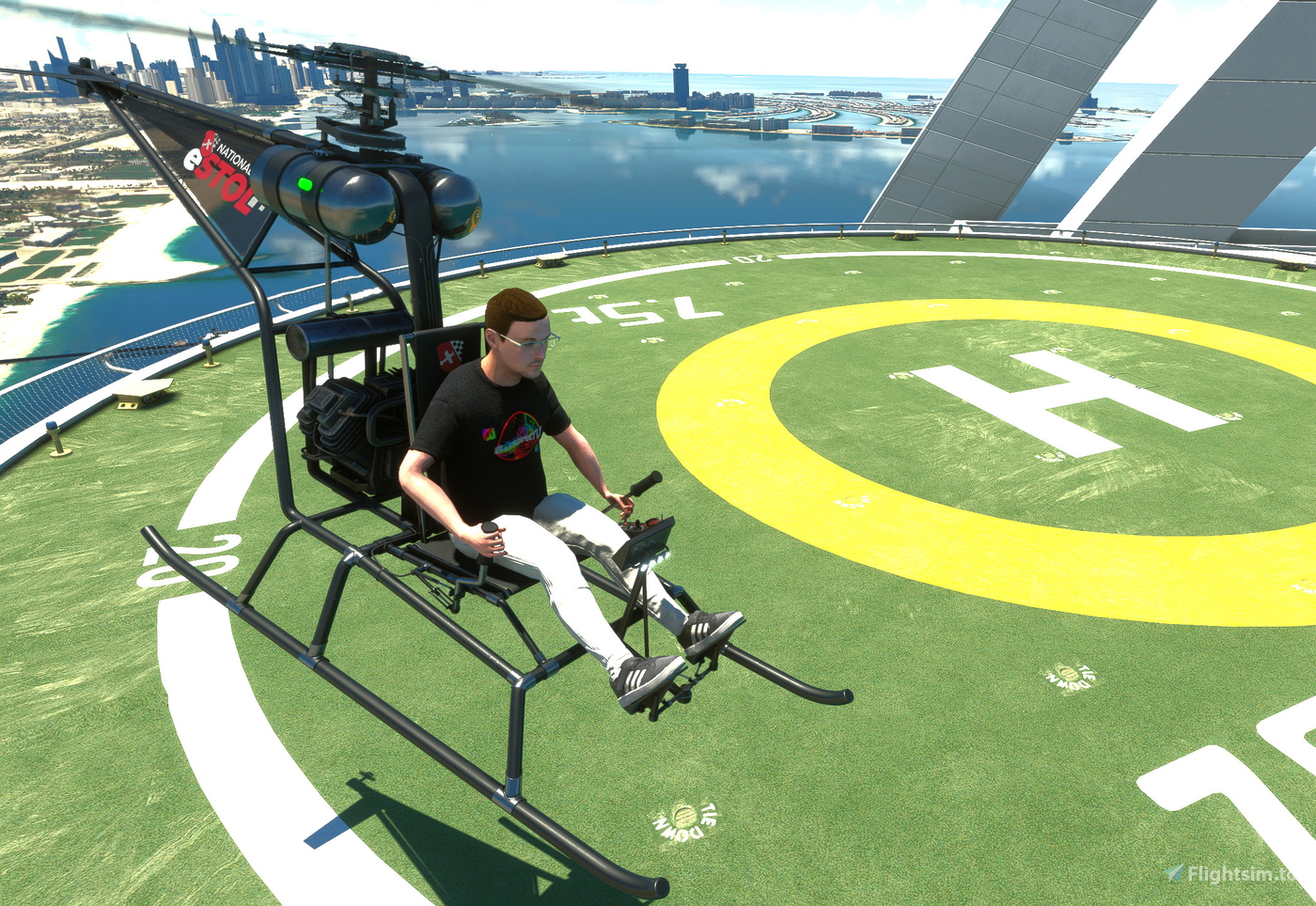 Got Friends Mozzie Expiremental Helicopter "National eSTOL" Livery für Microsoft Flight ...