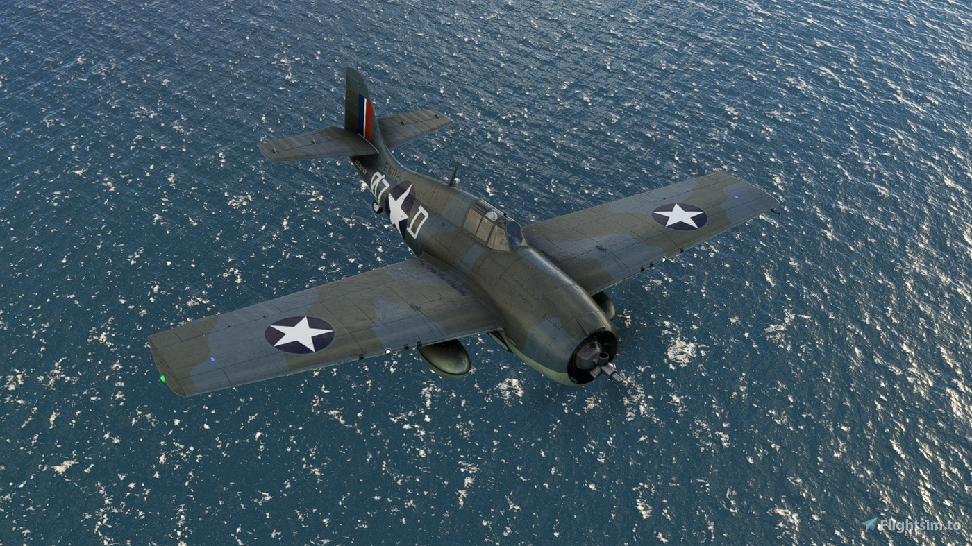 GotFriends F4F-4 Wildcat - FAA No.888NAS for Microsoft Flight Simulator ...
